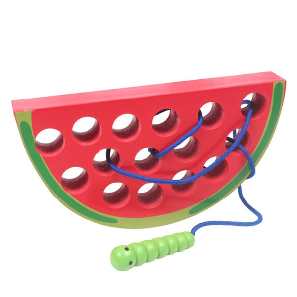 Wooden Fruit Threading Toy - Mille Kids